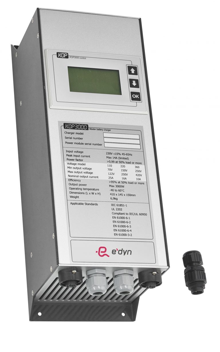 e’dyn | Main Battery charger Master 500-10000 (500V/20A)